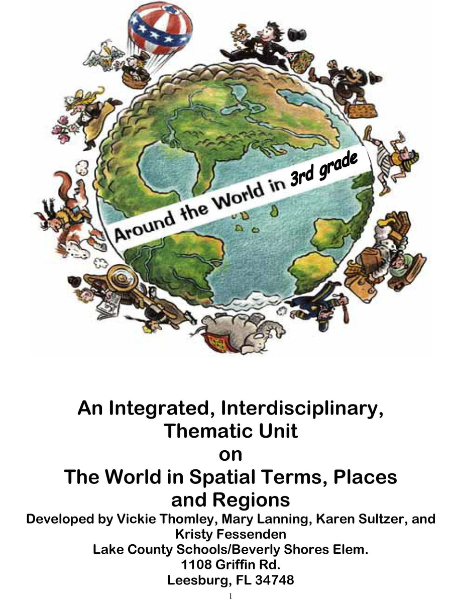 Around the World in 3rd Grade OR The World in Spatial Terms, Places an ...