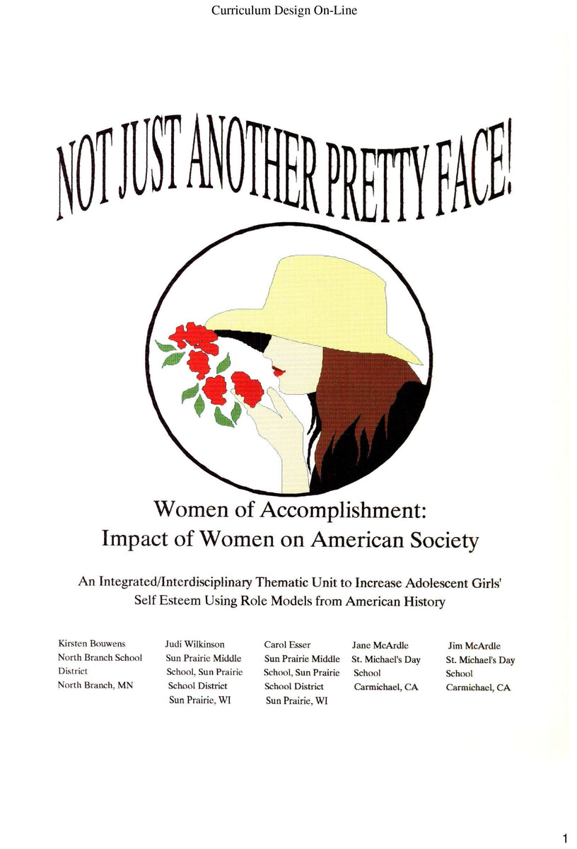 Not Just Another Pretty Face! Women of Accomplishment: Impact of Women ...