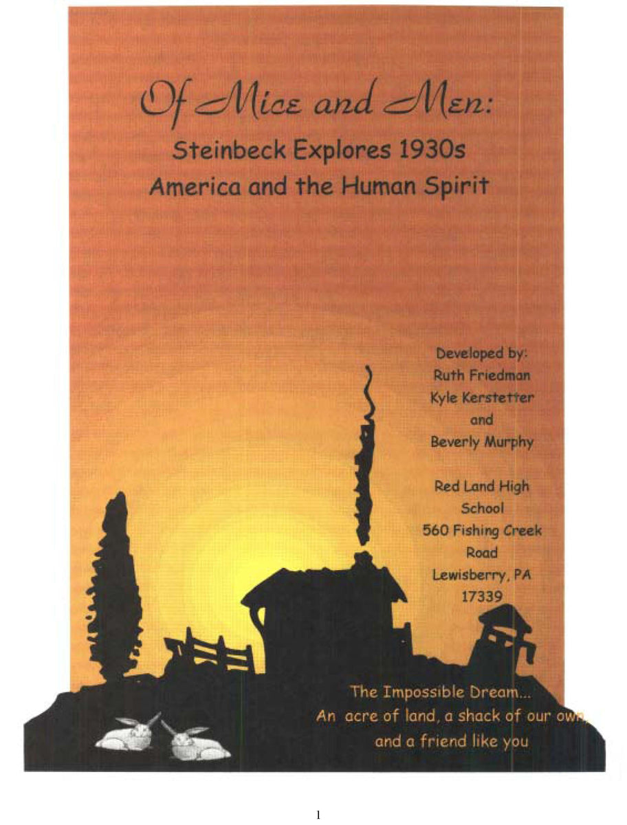 Of Mice and Men: Steinbeck Explores 1930s America and the Human Spirit ...