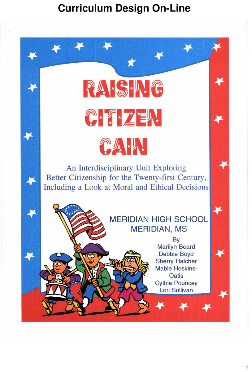Raising Citizen Cain – RogerTaylor.com