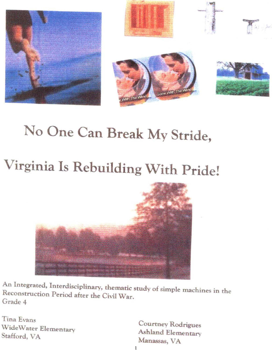 No One Can Break My Stride, Virginia is Rebuilding with Pride ...